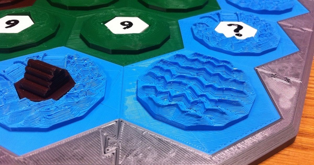 Settlers of Catan Border by Matthew LaBerge | Download free STL model ...
