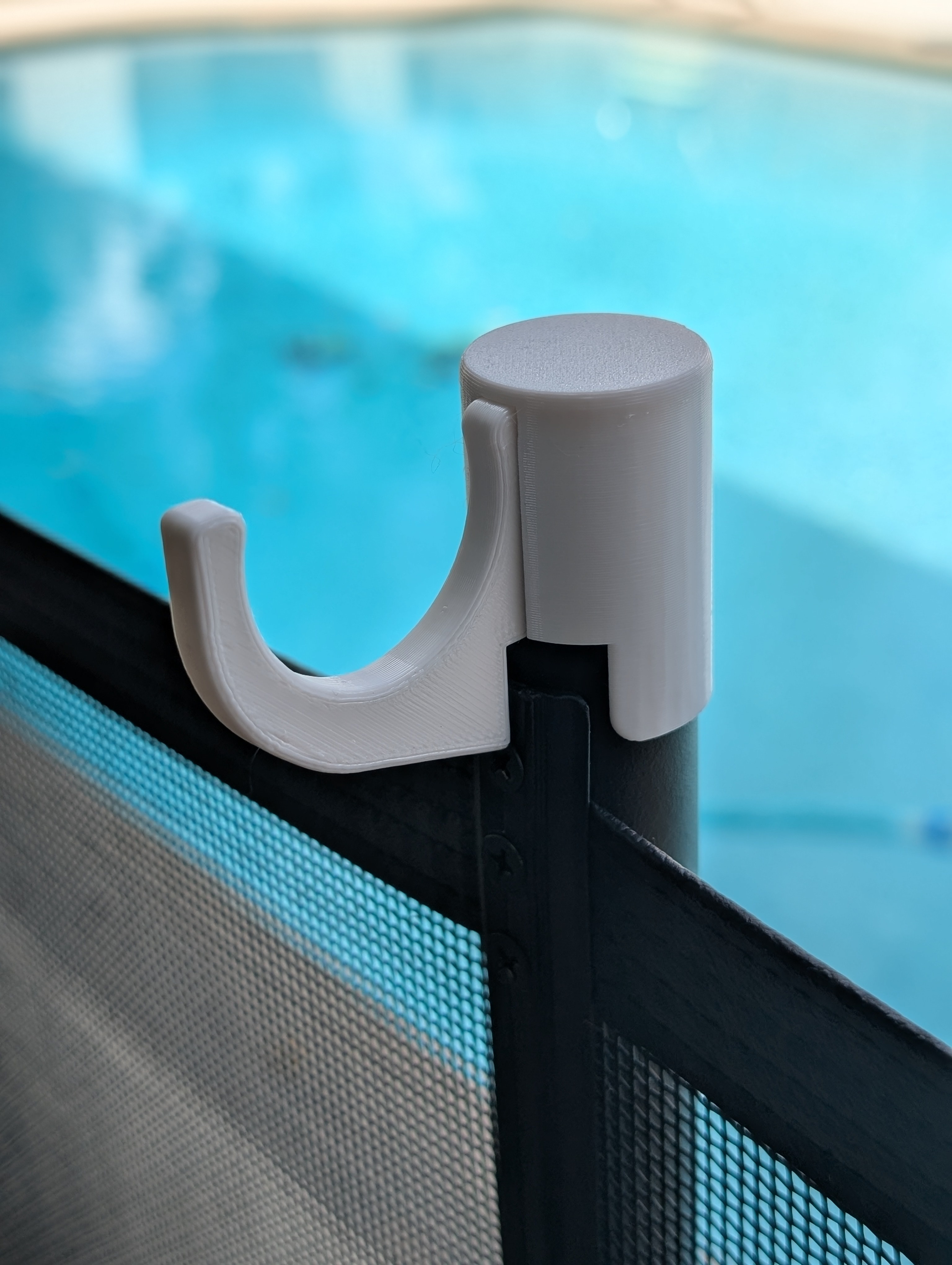 Pool Fence Post Hook by phil | Download free STL model | Printables.com