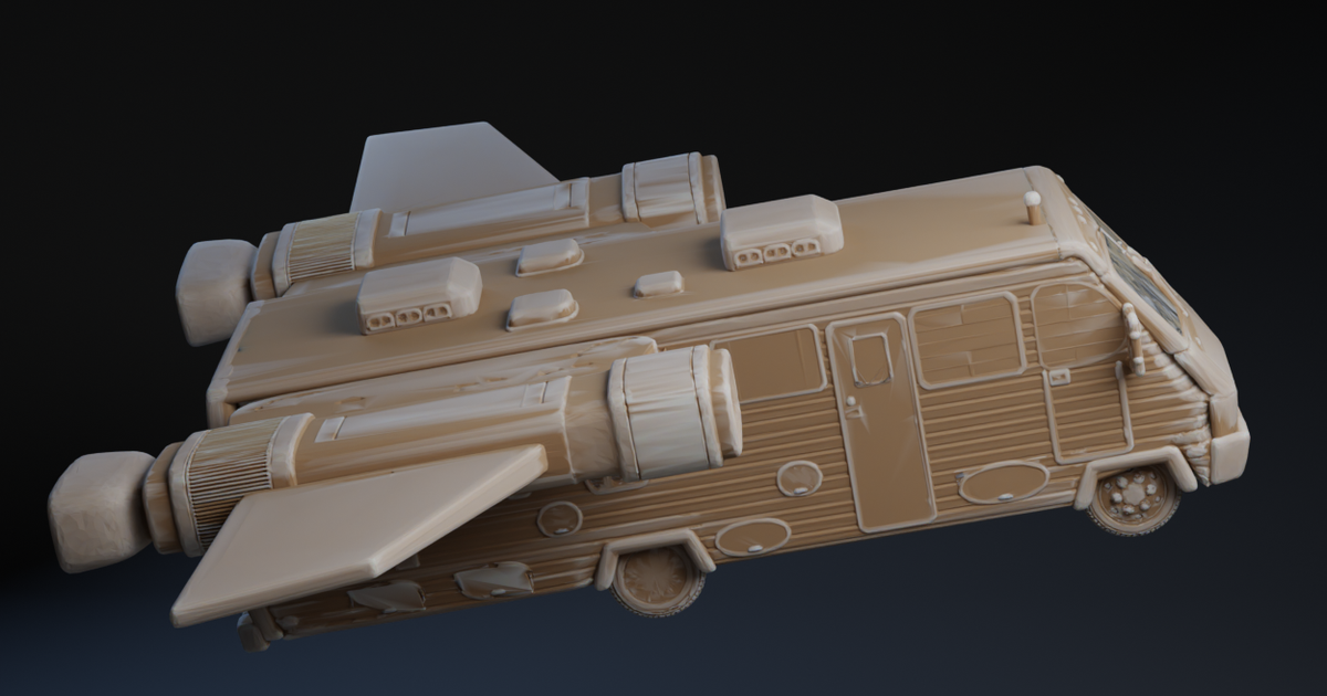 Spaceballs Eagle 5 Flying RV by Peter Farell | Download free STL model ...