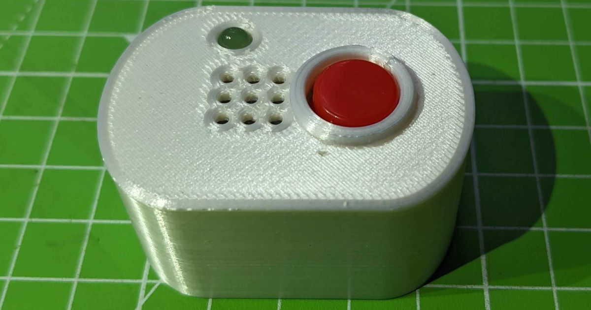 Alert Button case by dave8888 | Download free STL model | Printables.com