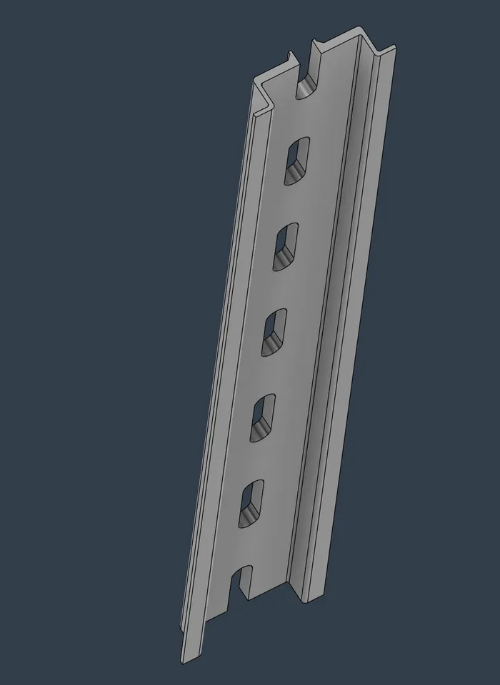 Vslot Din Rail 250mm by MrExo3D | Download free STL model | Printables.com