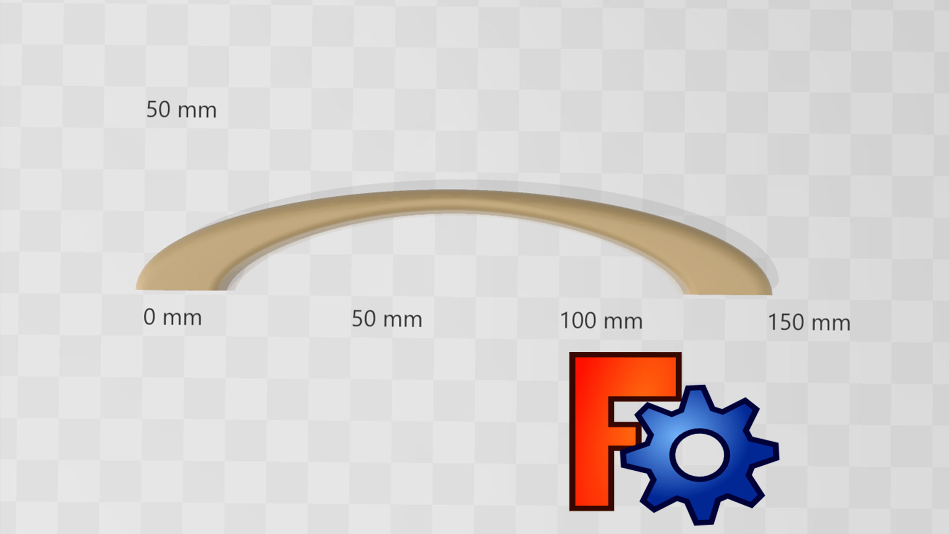 Elegant drawer handle. Parametric Freecad. by Mario M | Download free ...