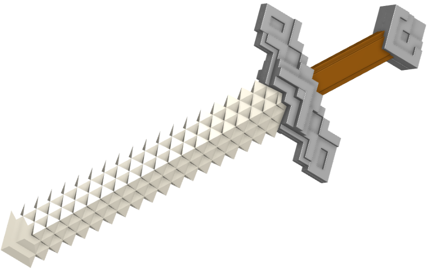Minecraft Sword (From the movie) by T 3D | Download free STL model ...