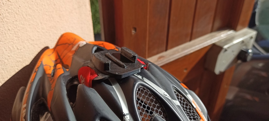 Bike Helmet GoPro mount by doppiozero | Download free STL model ...