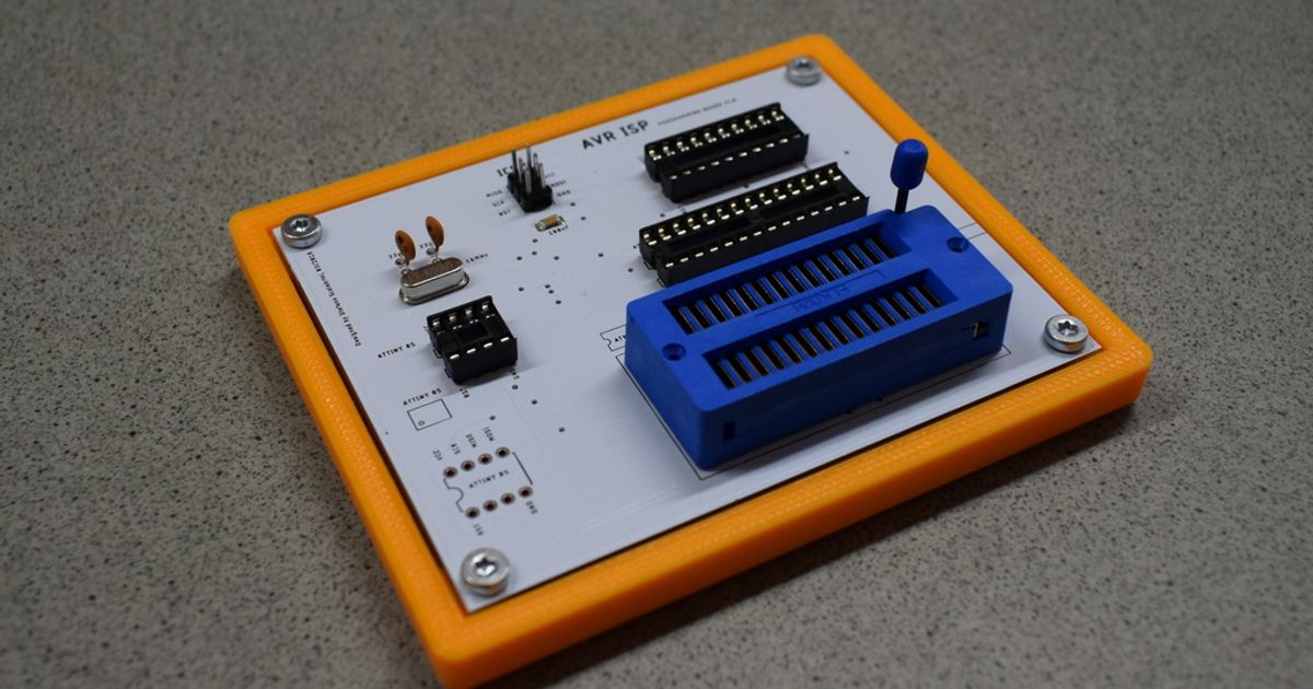 AVR ISP Programming Board v1.0 by doppiozero | Download free STL model ...