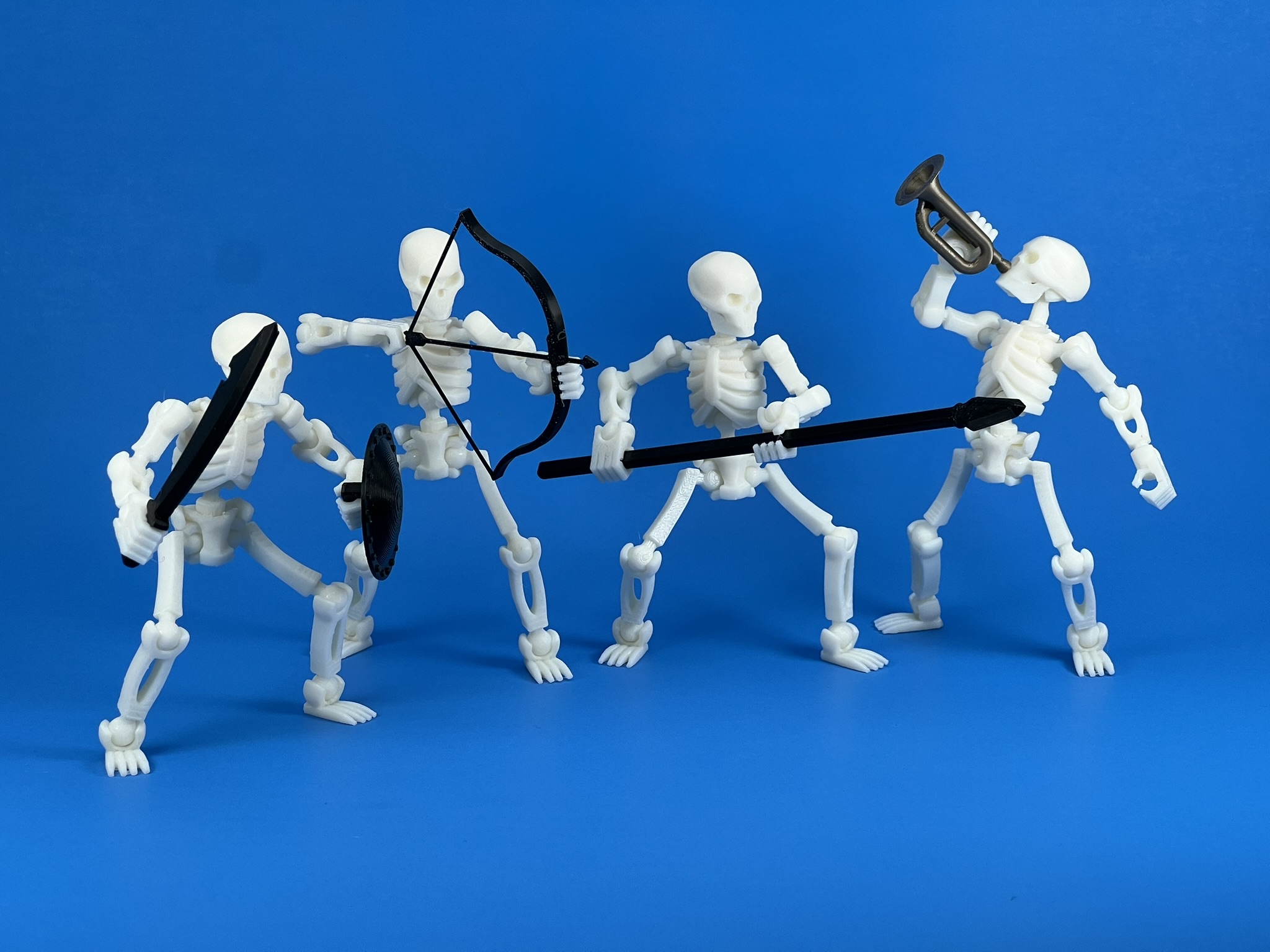 Poseable Skeleton Army by soozafone | Download free STL model ...