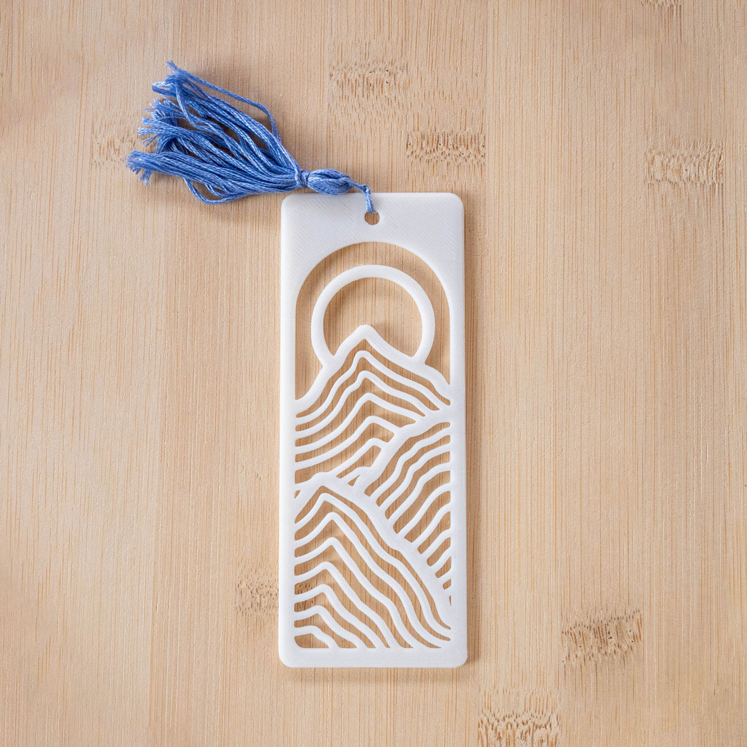 Mountain Silhouette Bookmark by Montek | Download free STL model ...