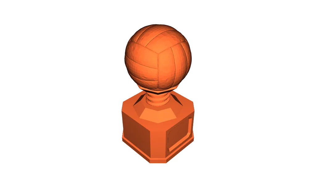 Trophy volleyball by Martinek | Download free STL model | Printables.com
