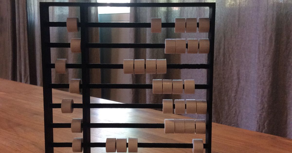 Accurate Abacus by AJ | Download free STL model | Printables.com