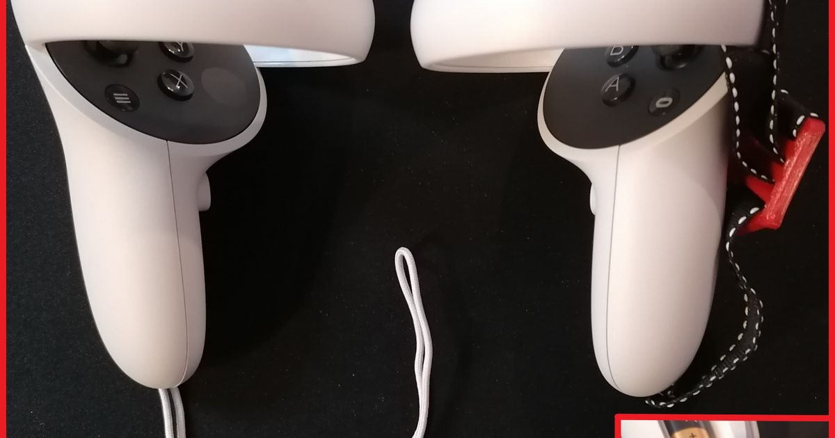 Oculus Quest 2 Controller Handstrap by Daniel | Download free STL model ...