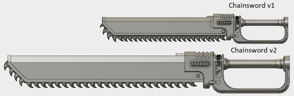 (cospaly) N&K chain blade V2 by dxsus | Download free STL model ...