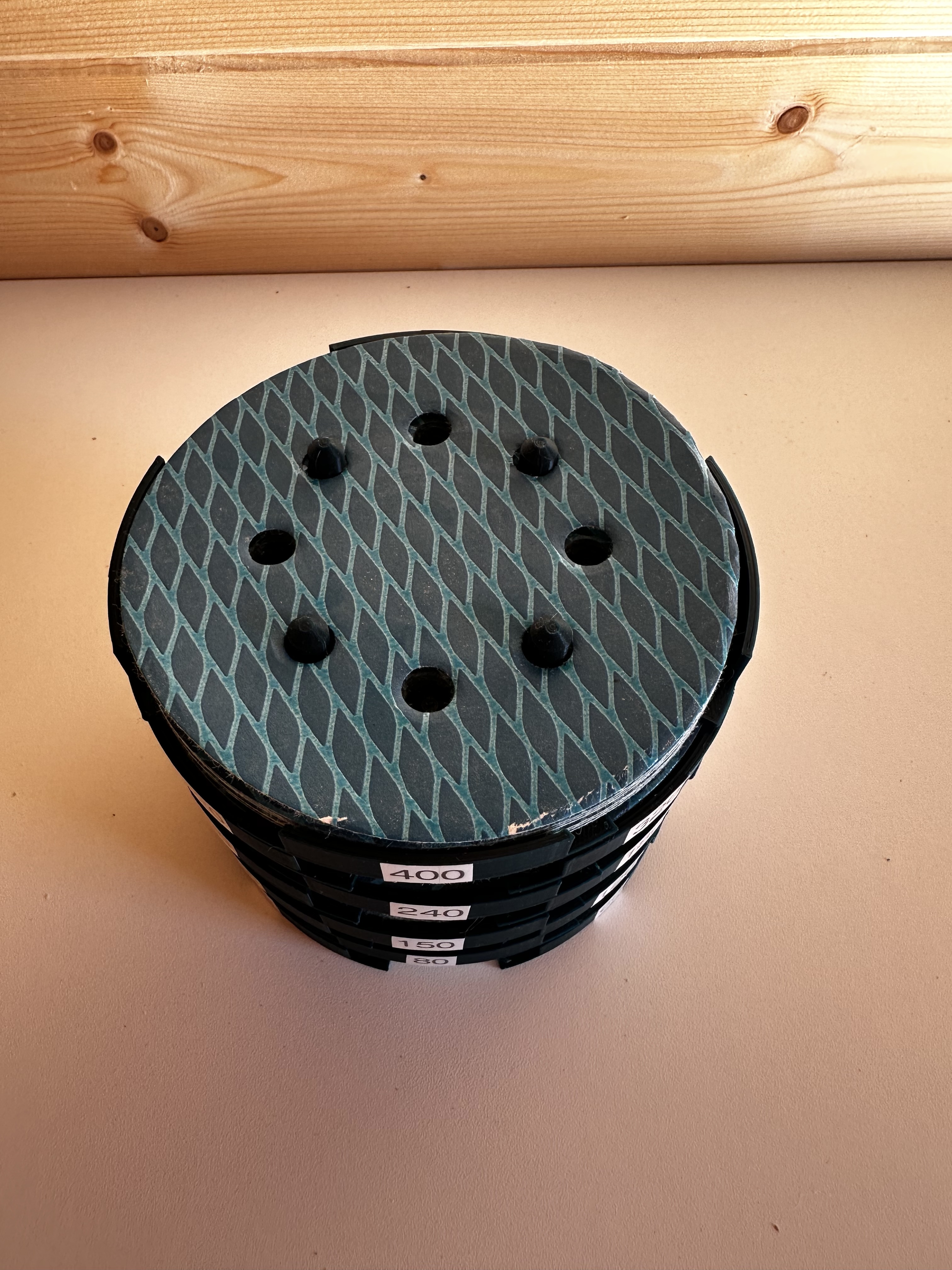 Stackable Orbit Sanding Paper Holder 125mm (5") by Aleksej Wesselbaum ...