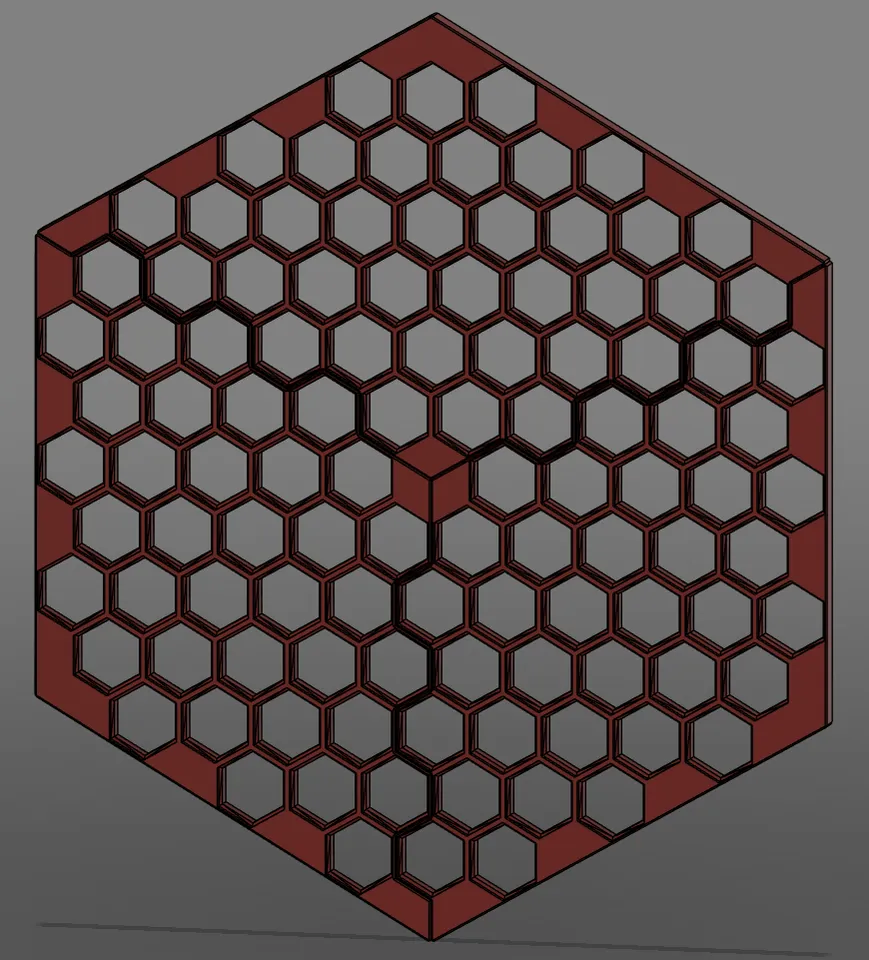 wall-honeycomb-hexagon by dxsus | Download free STL model | Printables.com