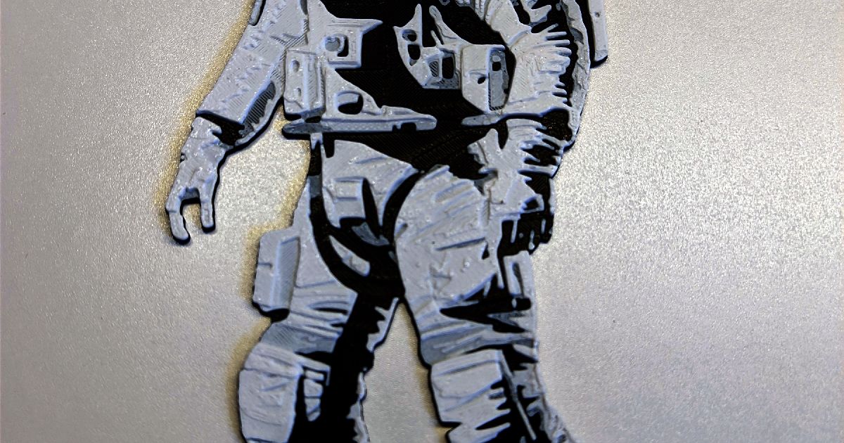 Space #2 - Astronaut by SimplePrint | Download free STL model ...