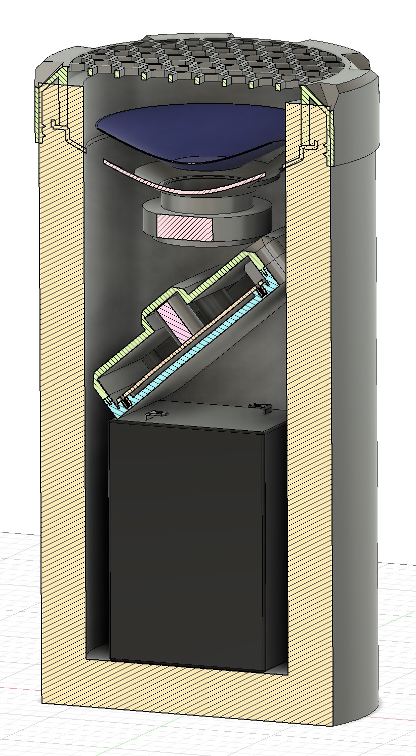 DJ Big Gulp - Floating Bluetooth Speaker von rk3d | Kostenloses STL ...