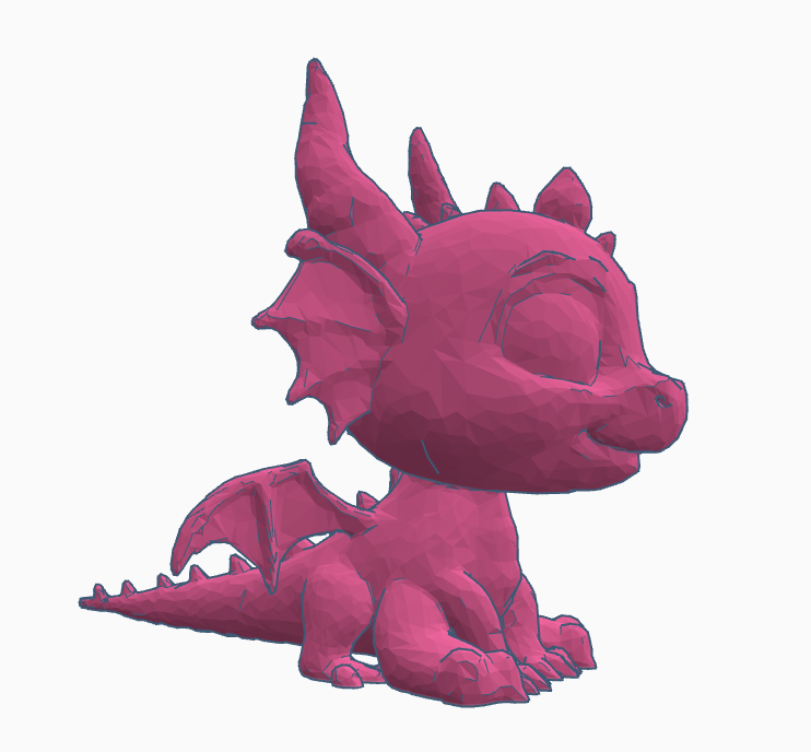 Four very simple dragons by Nina Máčová | Download free STL model ...
