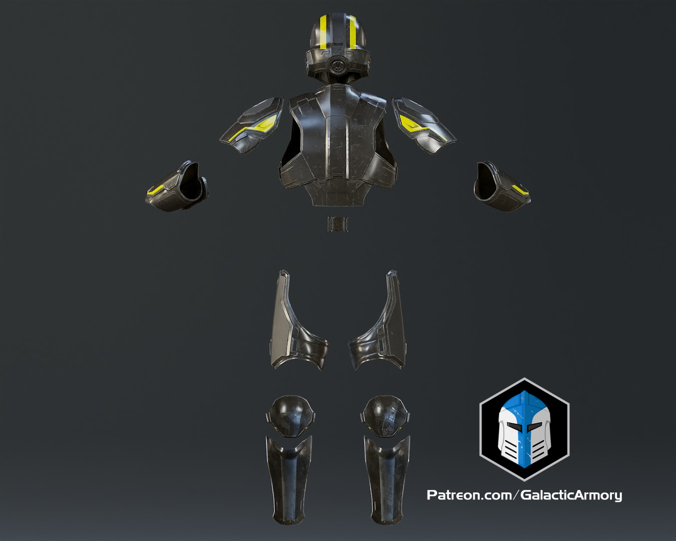 Helldivers 2 Armor - B-01 Tactical by Galactic Armory | Printables Store