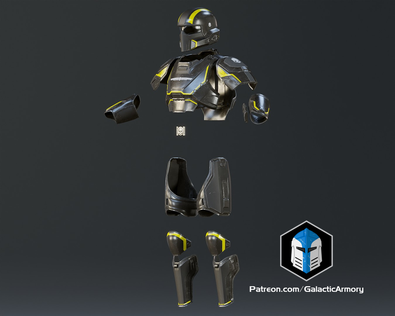 Helldivers 2 Armor - B-01 Tactical by Galactic Armory | Printables Store