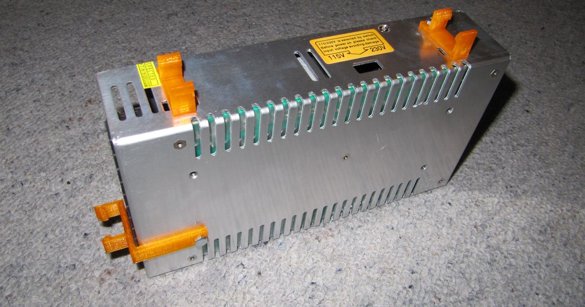 Mendelmax under carriage power supply mount by Dust | Download free STL ...