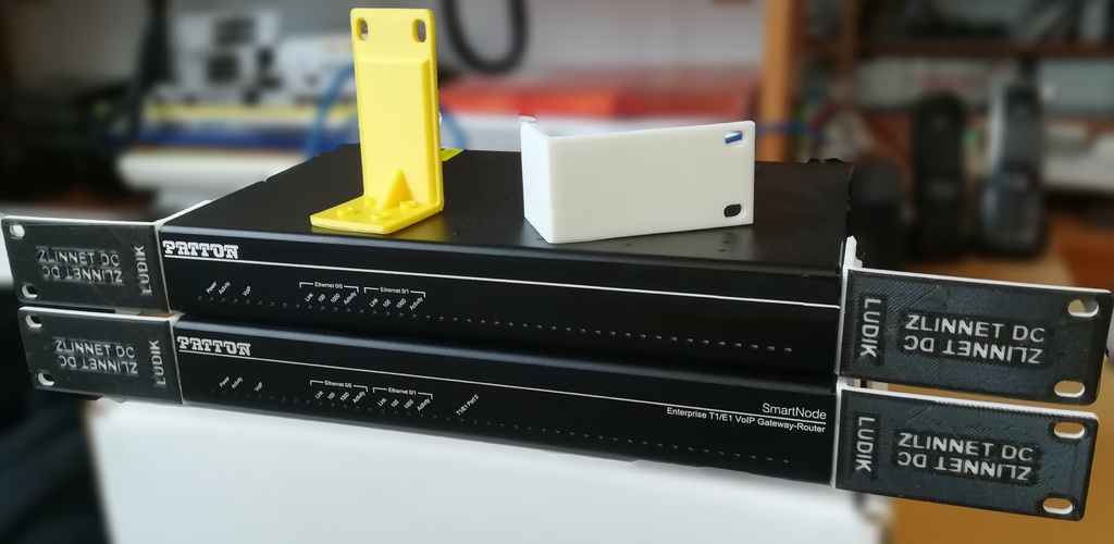Patton VoIP Router - Rack Holder - Rack Mount by Martin Emanuel Ludík ...