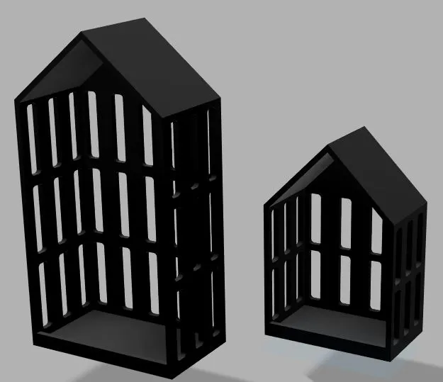 Decorative houses by DomiZz | Download free STL model | Printables.com