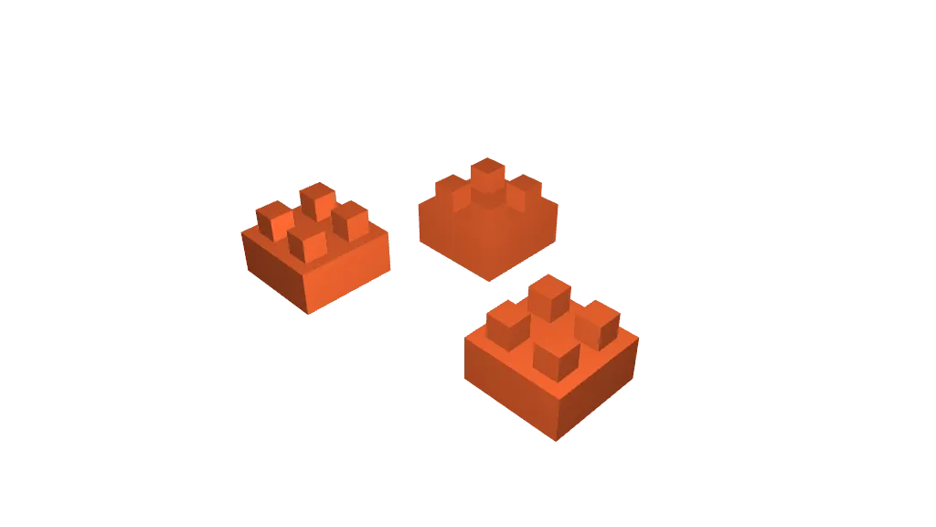 Big Lego stile building blocks by Bwb | Download free STL model ...