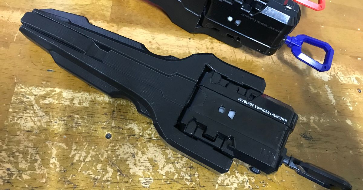 Beyblade X Sword/Hold Launcher Grip MOD par Ragidd＆Junk_tools_village ...