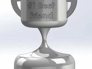 #1 Best Friend Trophy by Chase.Purdue | Download free STL model ...