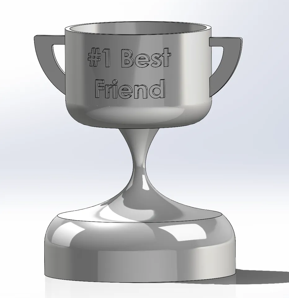 #1 Best Friend Trophy by Chase.Purdue | Download free STL model ...