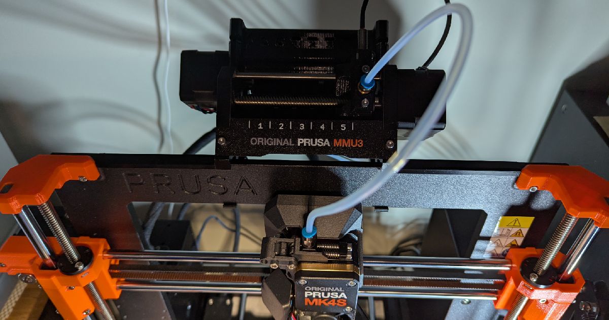 Prusa MMU3 Spacer (MK4 frame) by Blue | Download free STL model ...