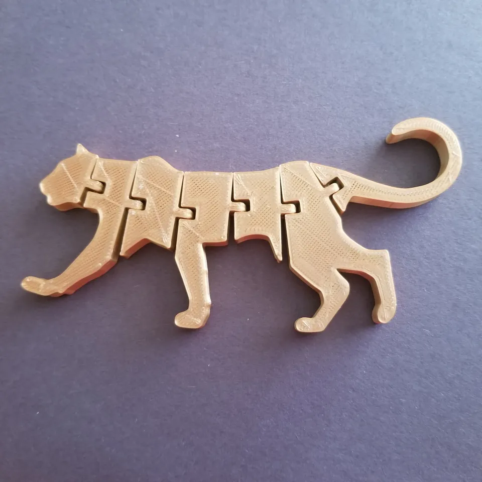 Print In Place Articulated Puma by RoboFish | Download free STL model ...