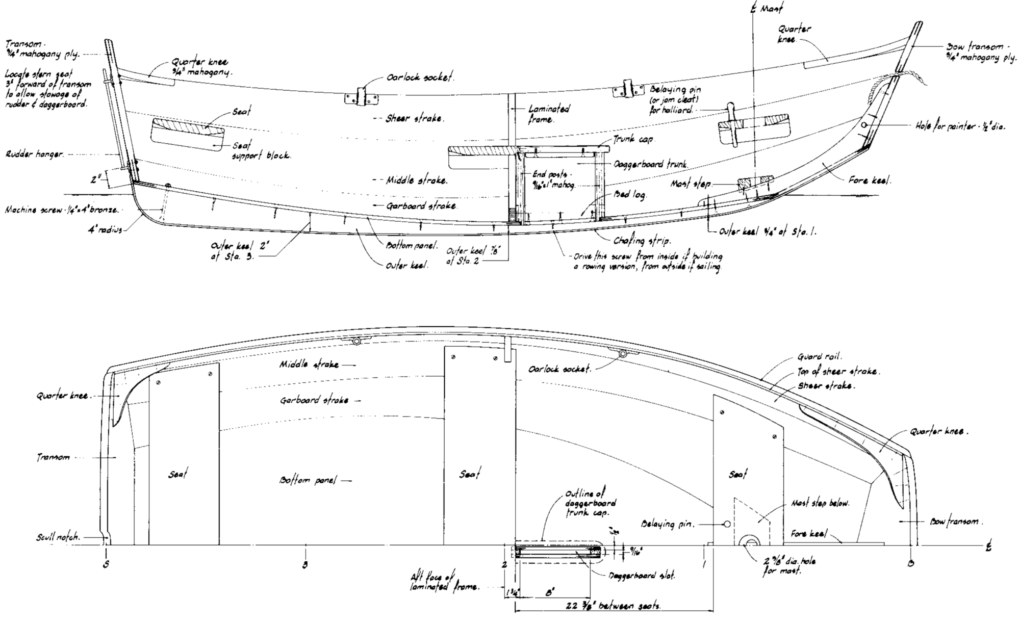 Nutshell Sailing Pram Boat Design based on Joel White by Blender Boats ...