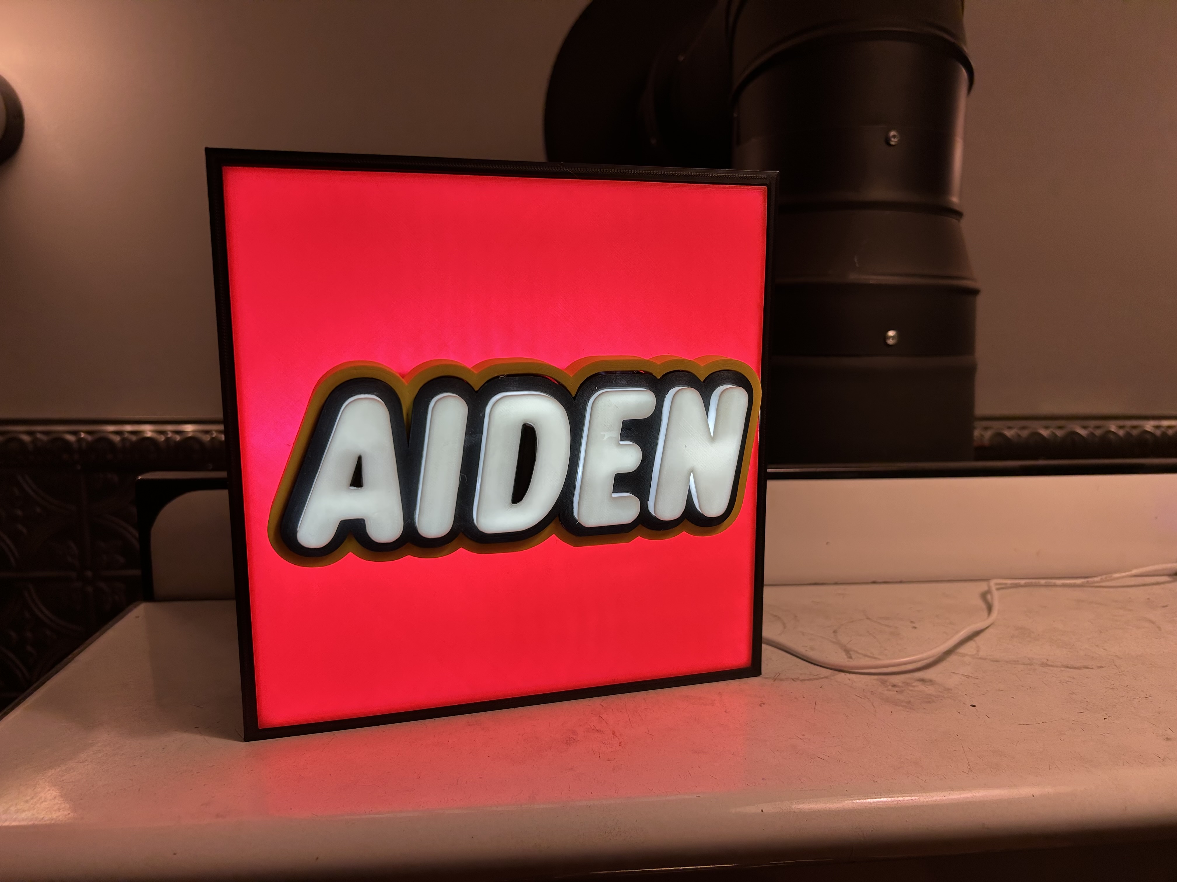 AIDEN Name Popular Building Blocks Sign by DigitalArk | Download free ...
