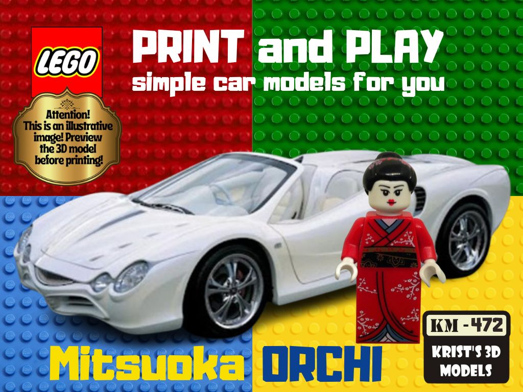 LEGO Mitsuoka Orchi Cabrio von Mgr. Pavel Krist | Kostenloses STL ...
