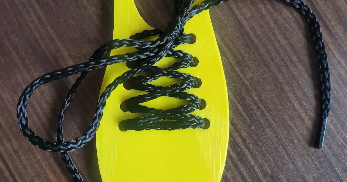 Shoe Tying Helper by Johny Chimpo | Download free STL model ...