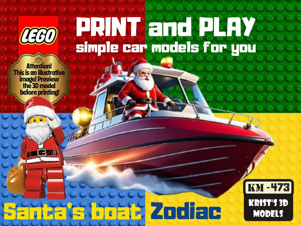 LEGO Santa's boat by Mgr. Pavel Krist | Download free STL model ...