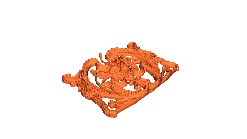 Alien Temple Bas-Relief by Peter Farell | Download free STL model ...