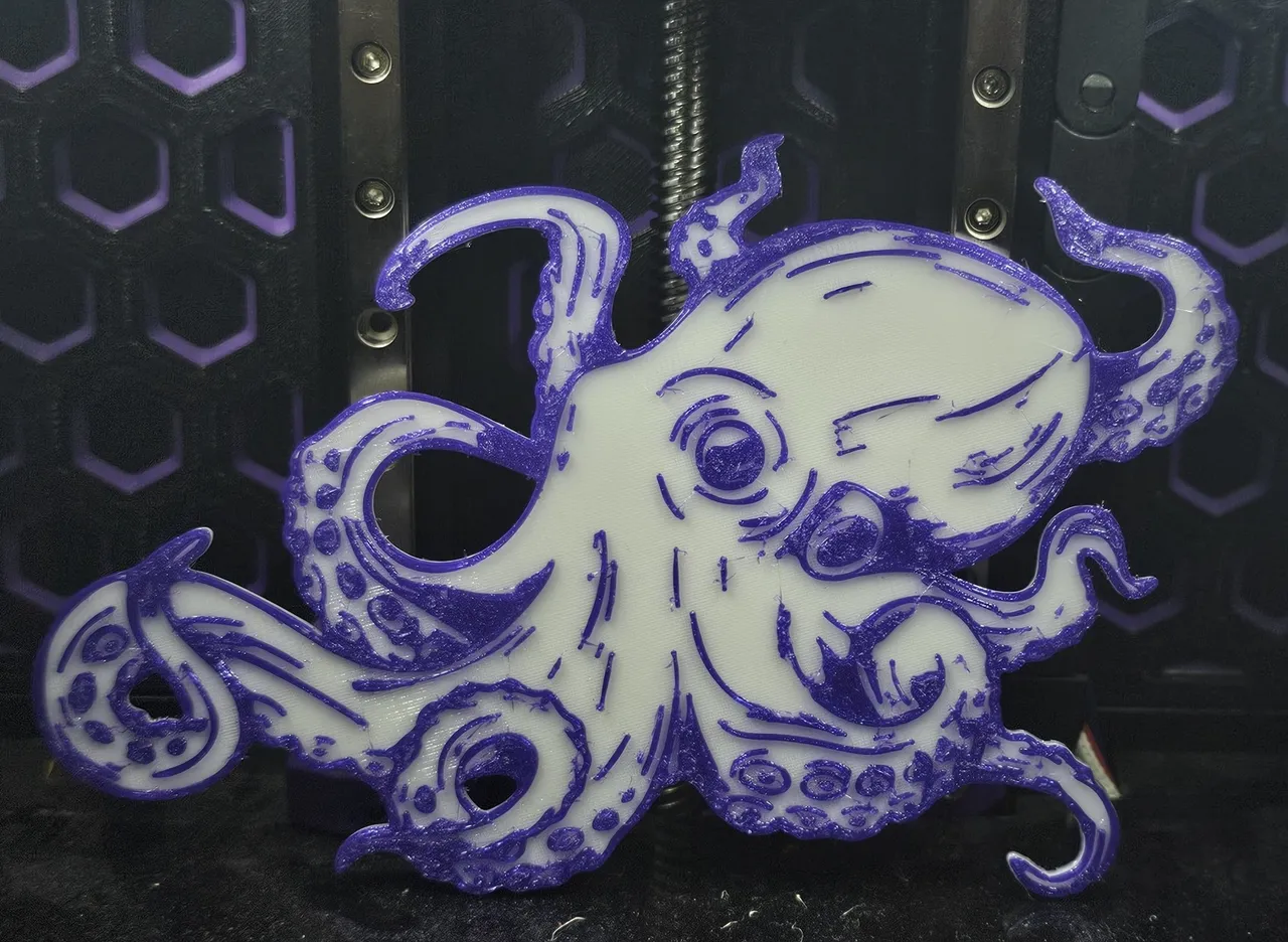 2D octopus by Basset02 | Download free STL model | Printables.com