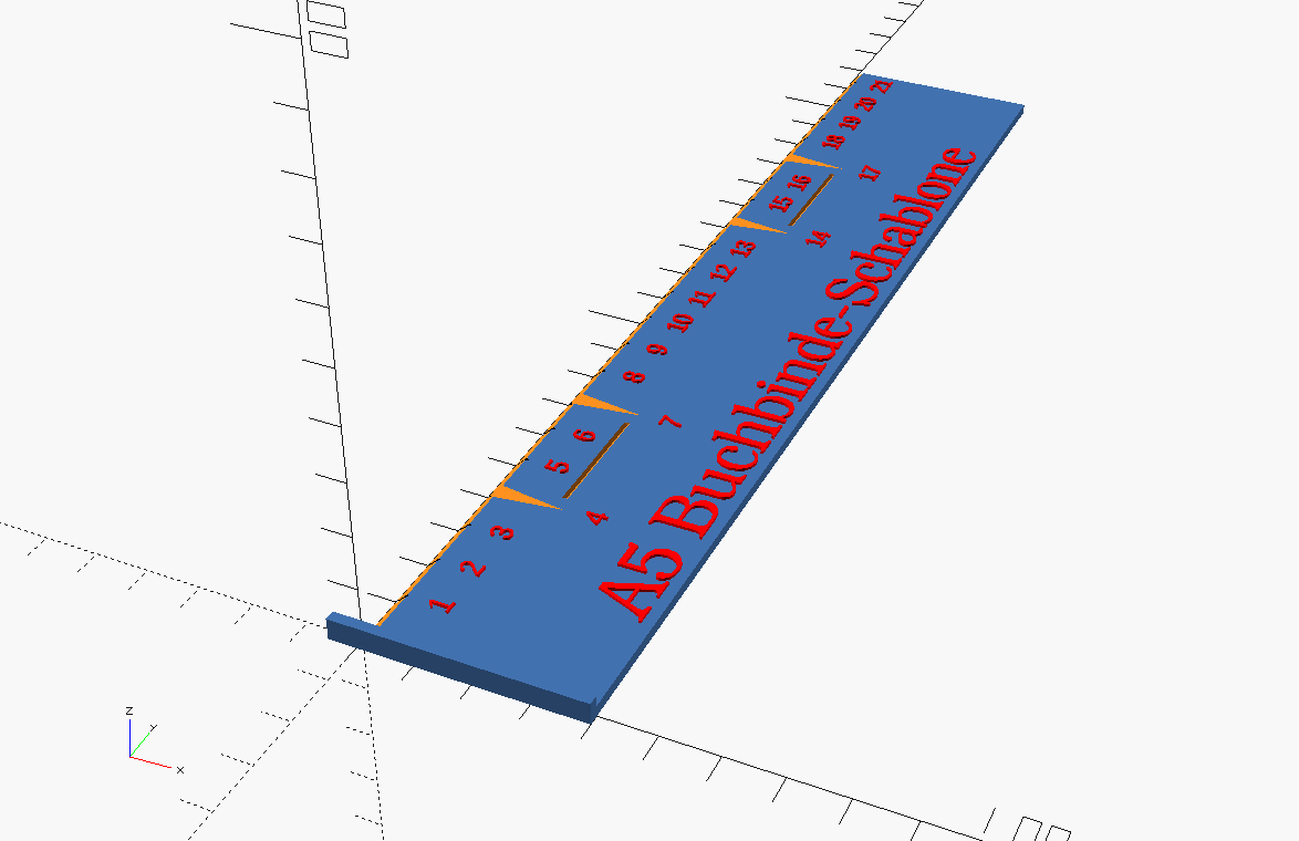 Bookbinding guide/ruler by Konrad Rosenbaum | Download free STL model ...