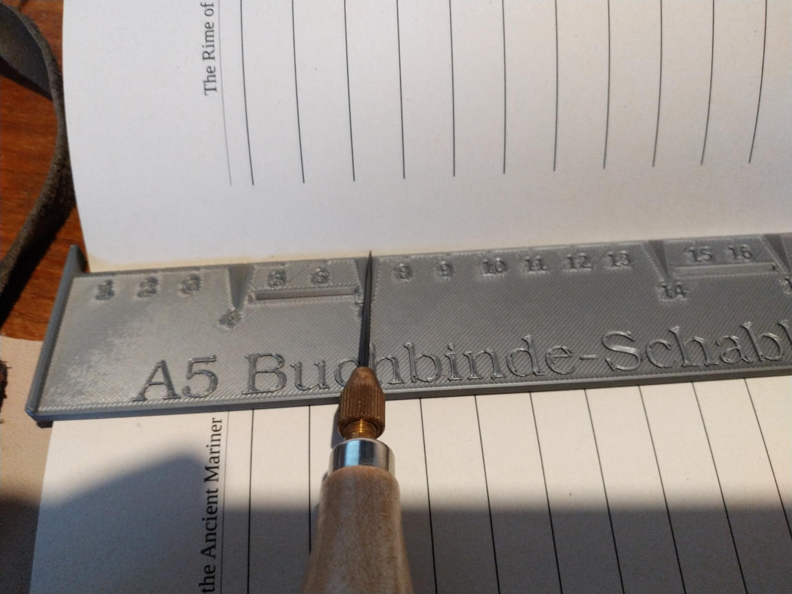 Bookbinding guide/ruler by Konrad Rosenbaum | Download free STL model ...