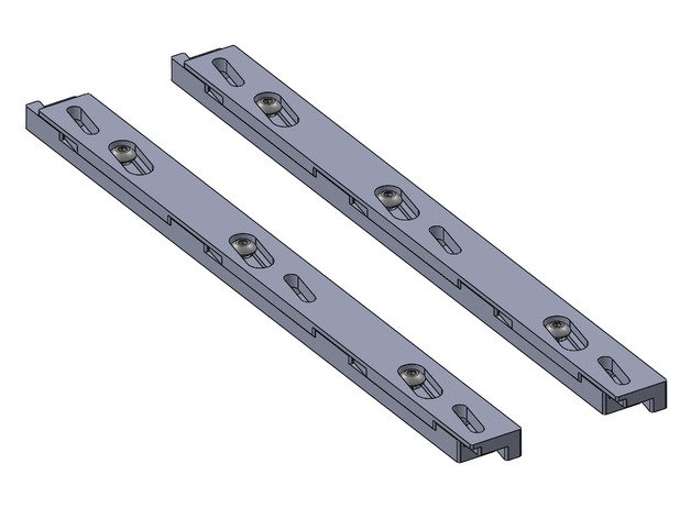 Zero Play Guide Bars for table saw miter slot by Bwolfey | Download ...