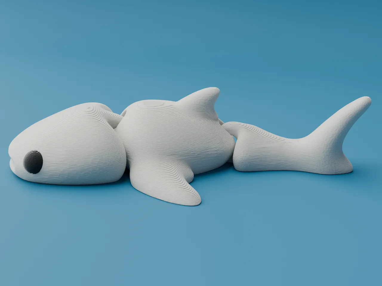 Stylized Articulated Whale shark by Jopek Design | Download free STL ...