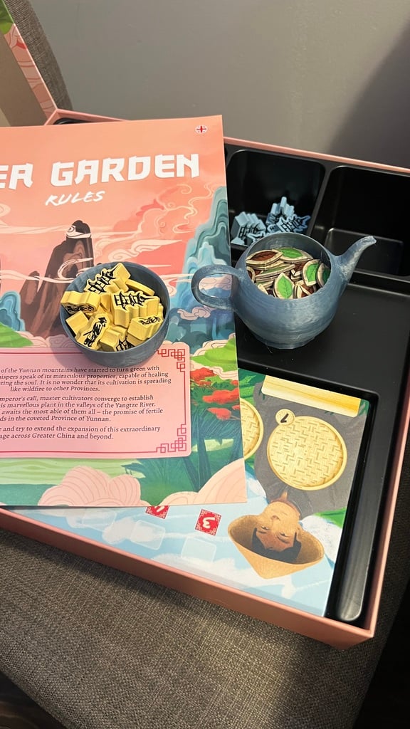 Tea Garden Board Game Tea Set Insert par James Wilkinson | Téléchargez ...