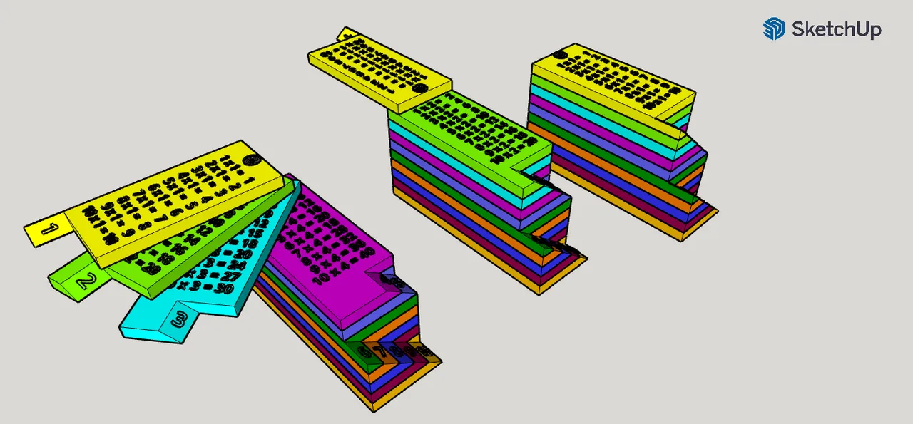 Color times tables by orestis | Download free STL model | Printables.com