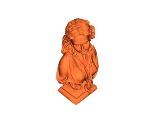 Cute Woman Statue by FreedomMaker | Download free STL model ...
