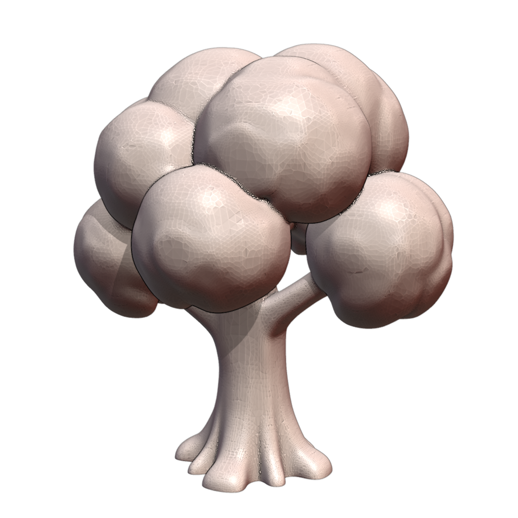 28mm DND Bubble Canopy Tree Miniature for Fantasy Terrain MineeForm FDM ...