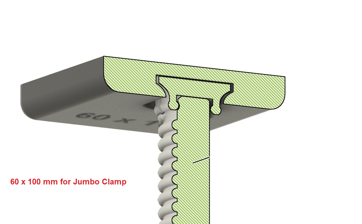 Pads for Strong Printable Clamps by parcel75 | Download free STL model ...