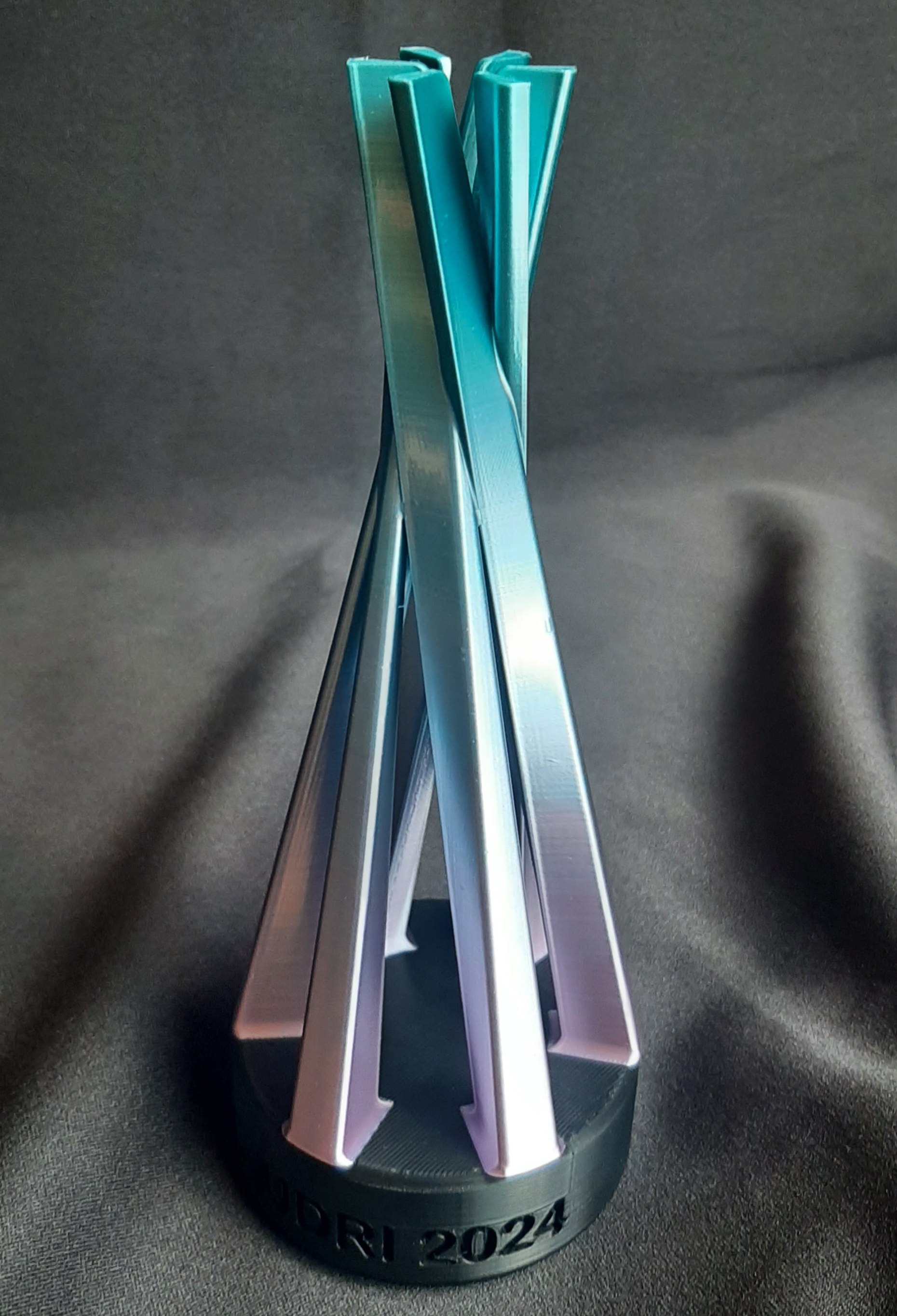 Trophy, twisted columns, 150 mm height, customizable by PanzerDesign ...