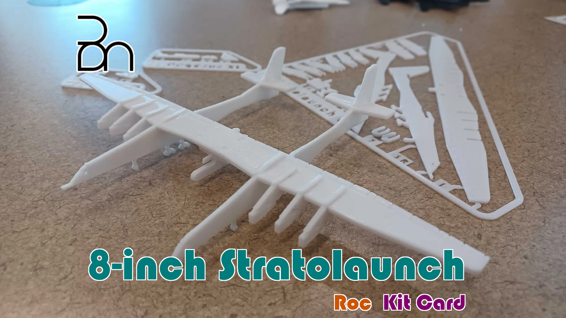 8 inch Stratolaunch Aircraft Kit Card with Pylon by benmoulton ...