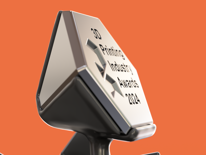 Trophy submission for the 3D Printing Industry Awards 2024 "Chaos" by ...